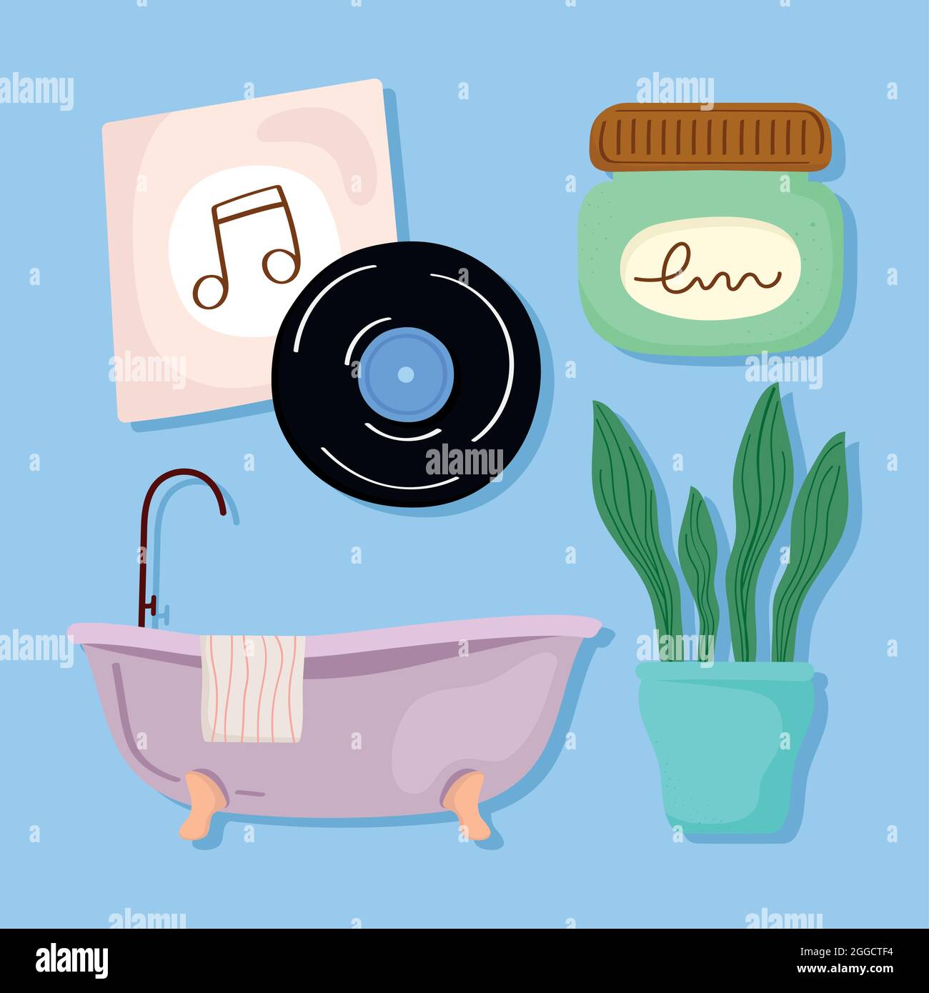 Self care symbols Stock Vector Image & Art - Alamy