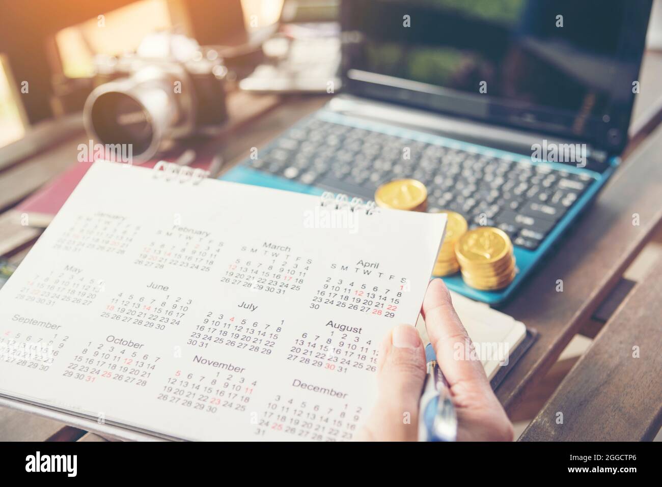 2019 Calendar Event Planner is busy. Businesswoman always Planning ...