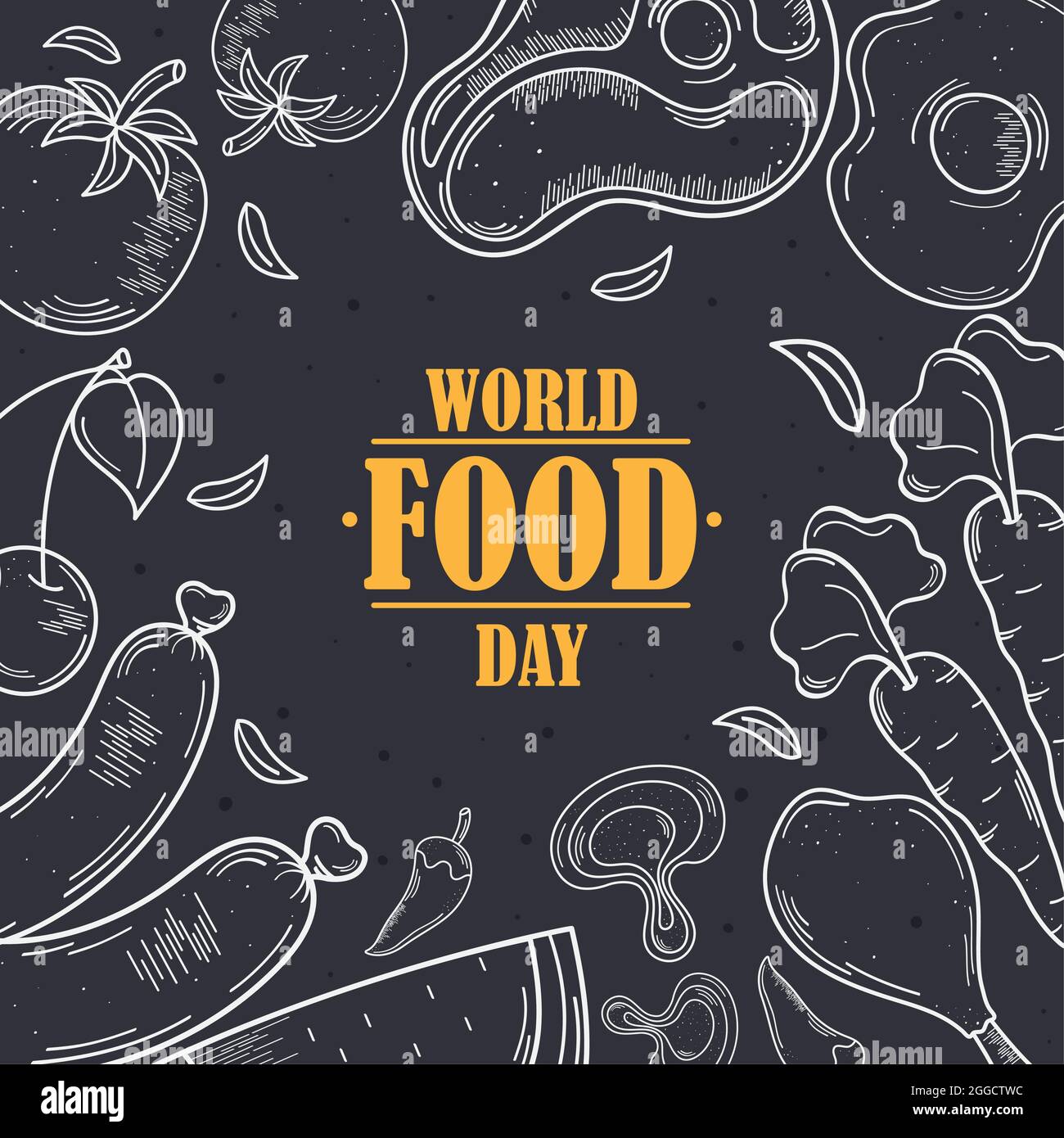 World food day symbols Stock Vector Image & Art - Alamy