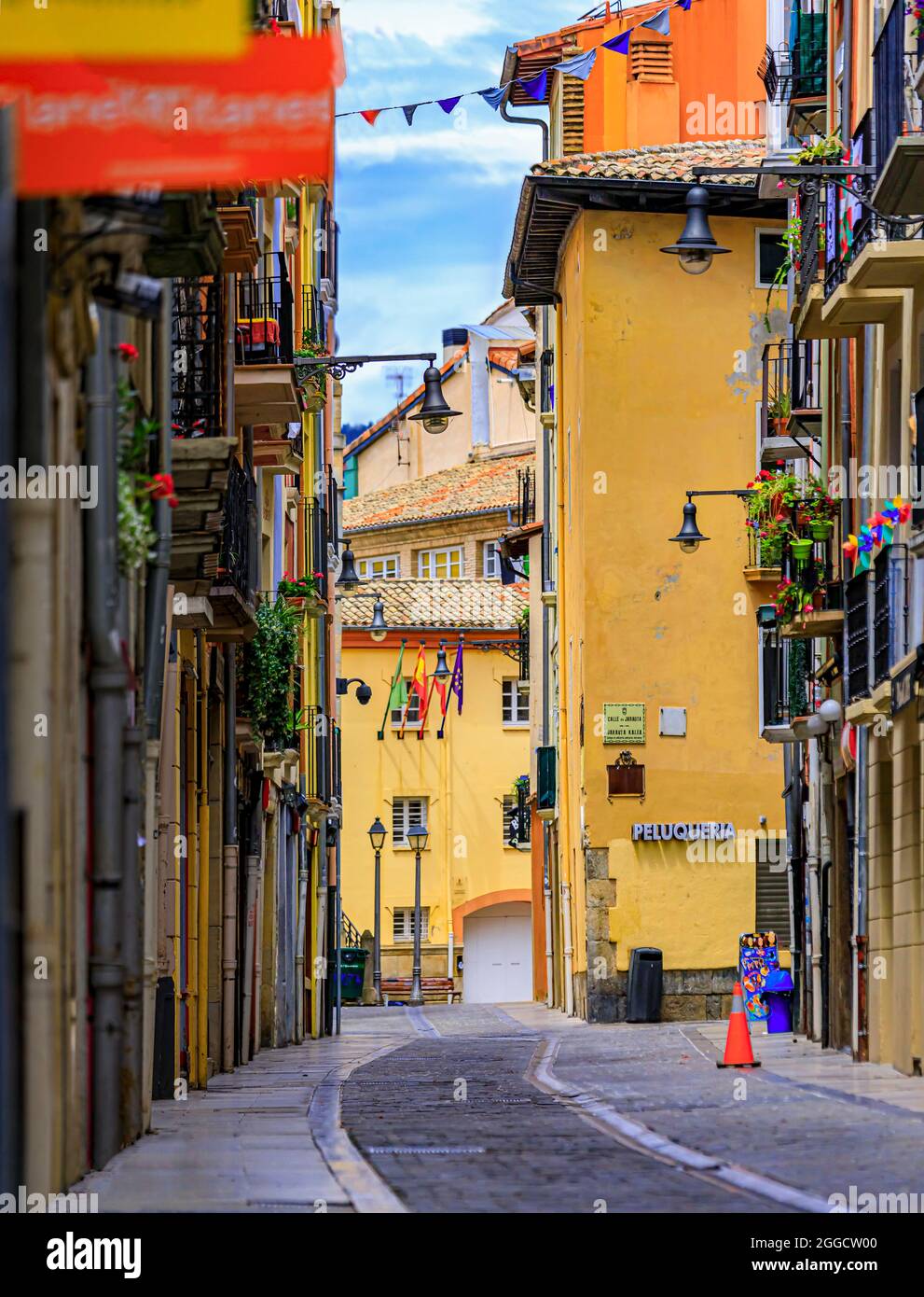 Bull run in the streets hi-res stock photography and images - Alamy