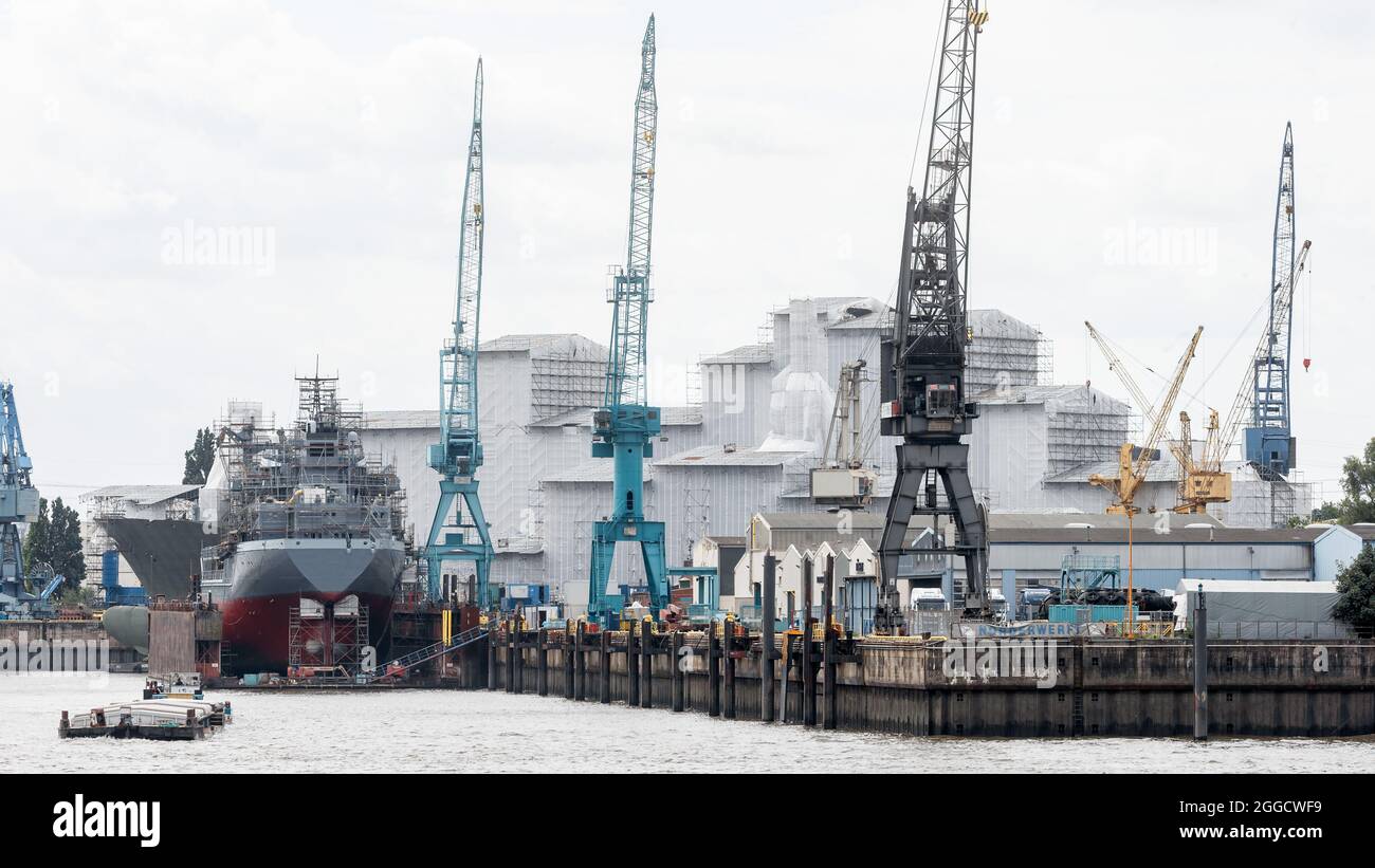 Hamburg, Germany. 13th Aug, 2021. View of the premises of the ...
