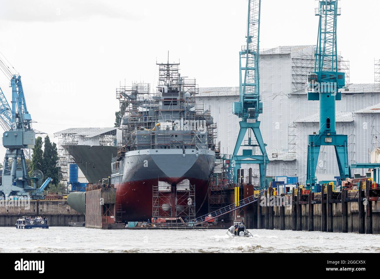 Hamburg, Germany. 13th Aug, 2021. View of the premises of the ...