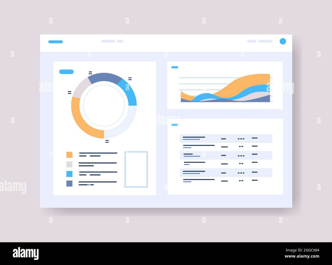 infographic dashboard template with graph statistics data analysis information graphic financial ...