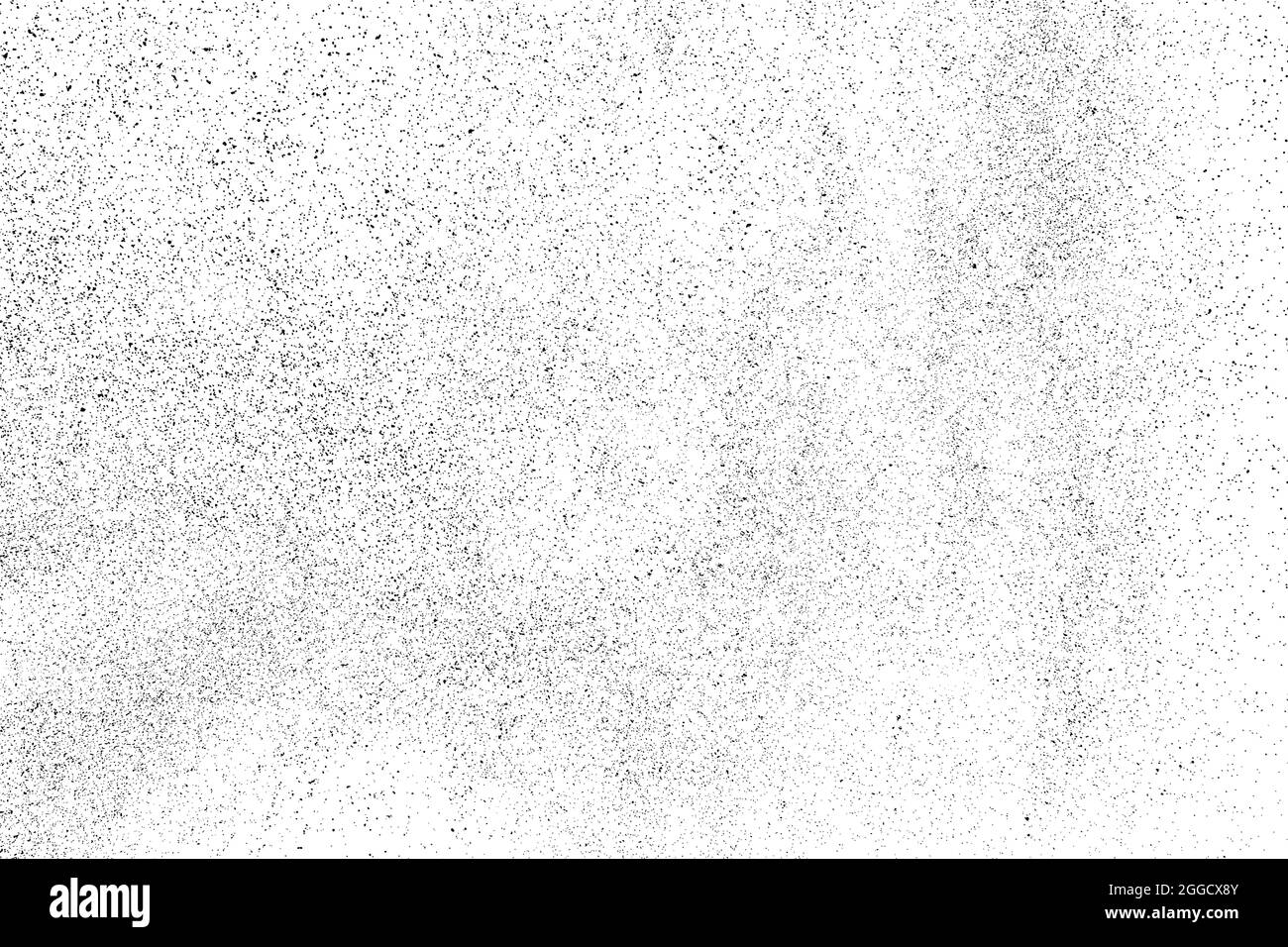 Distressed black texture. Dark grainy texture on white background. Dust ...