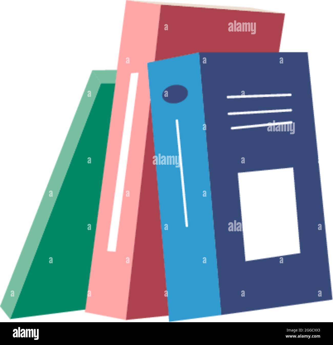 Volumes and books, textbooks and journals pile Stock Vector Image & Art ...