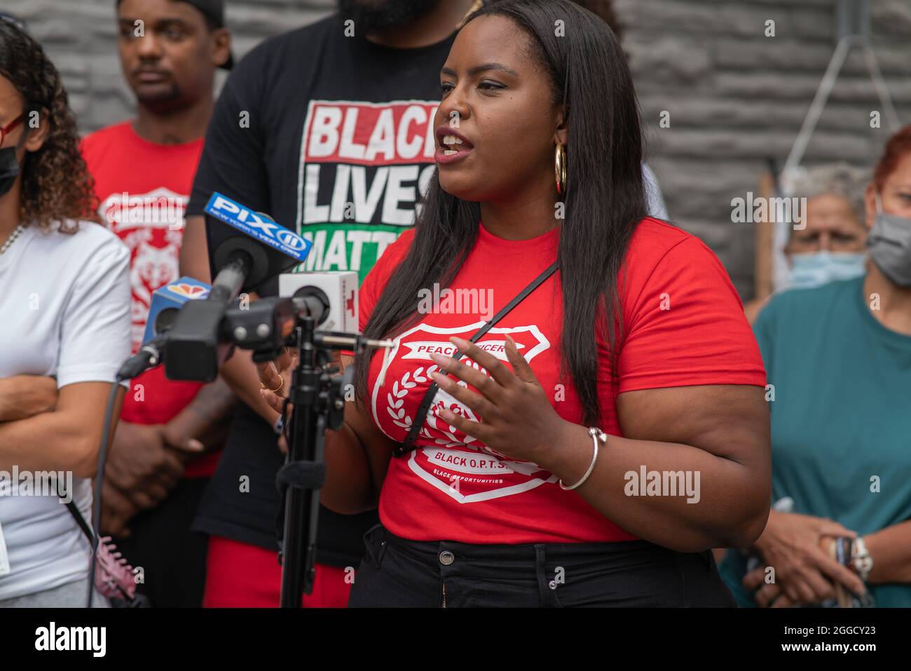 Bronx, United States. 30th Aug, 2021. The family of Michael Rosado ...