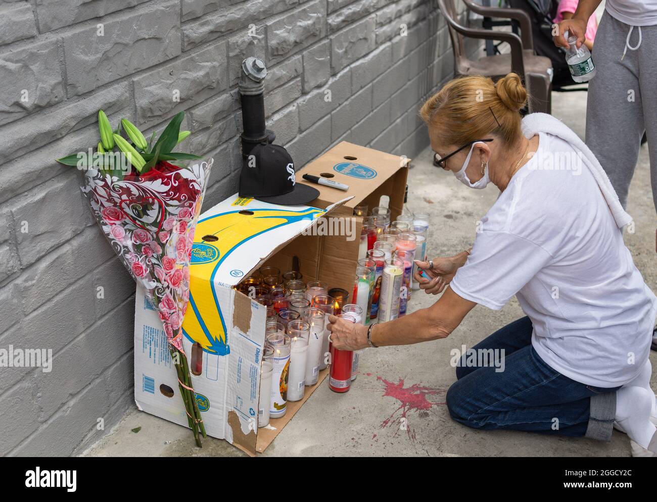 Bronx, United States. 30th Aug, 2021. The family of Michael Rosado ...