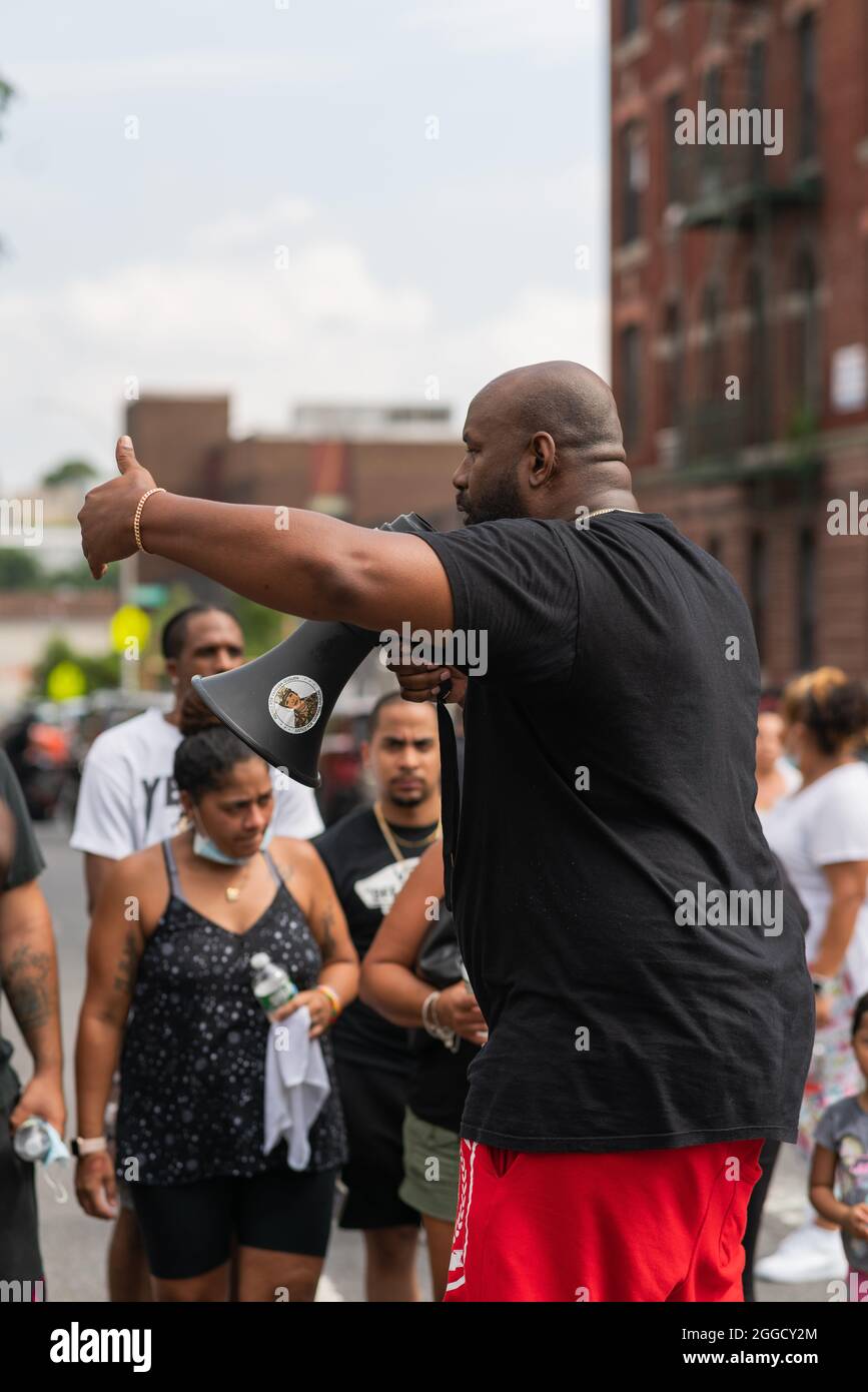 Bronx, United States. 30th Aug, 2021. The family of Michael Rosado ...