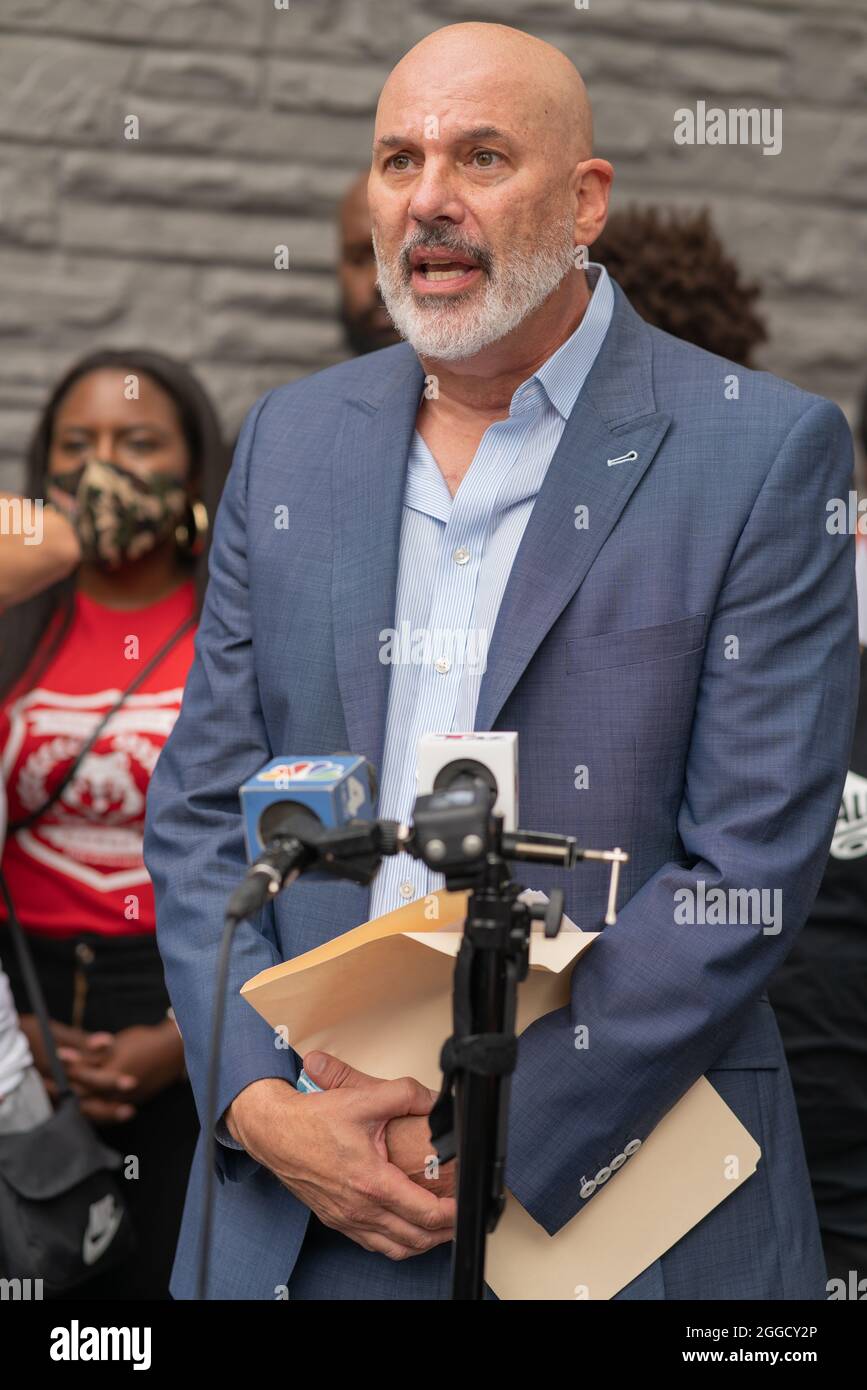 Bronx, United States. 30th Aug, 2021. The family of Michael Rosado ...