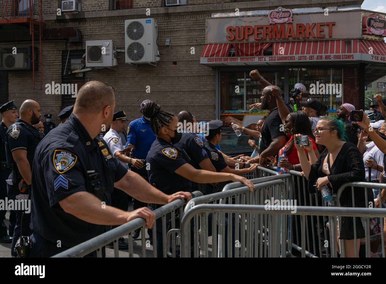 Bronx, United States. 30th Aug, 2021. The family of Michael Rosado ...