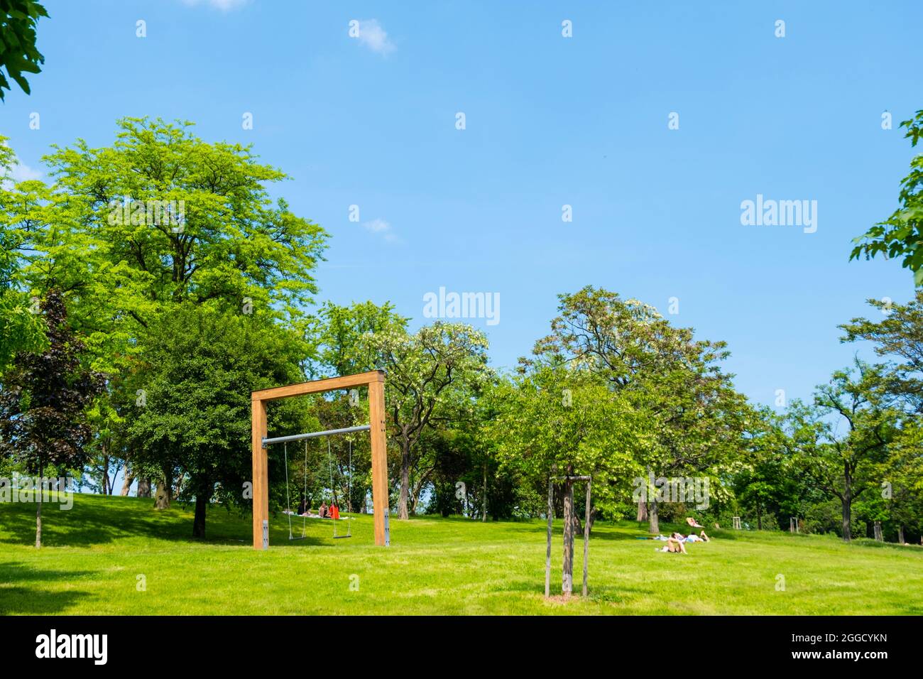 Vrch Parukarka, Parukarka park, Zizkov, Prague, Czech Republic Stock ...