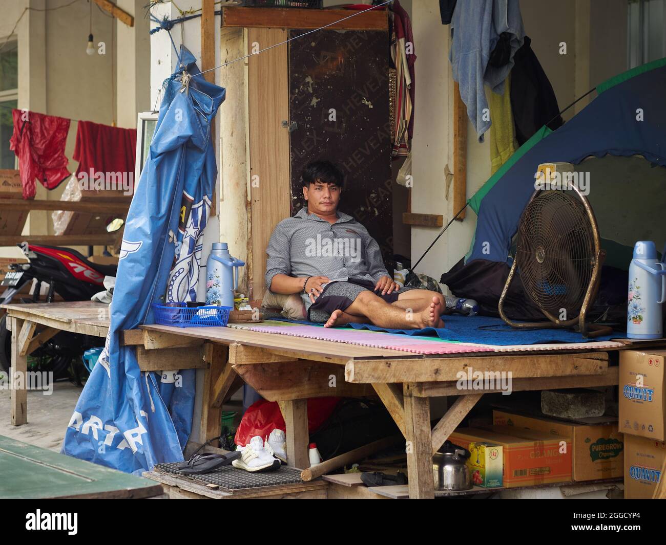 Indonesia. 30th Aug, 2021. Dozen Afghan refugees live in Indonesian ...