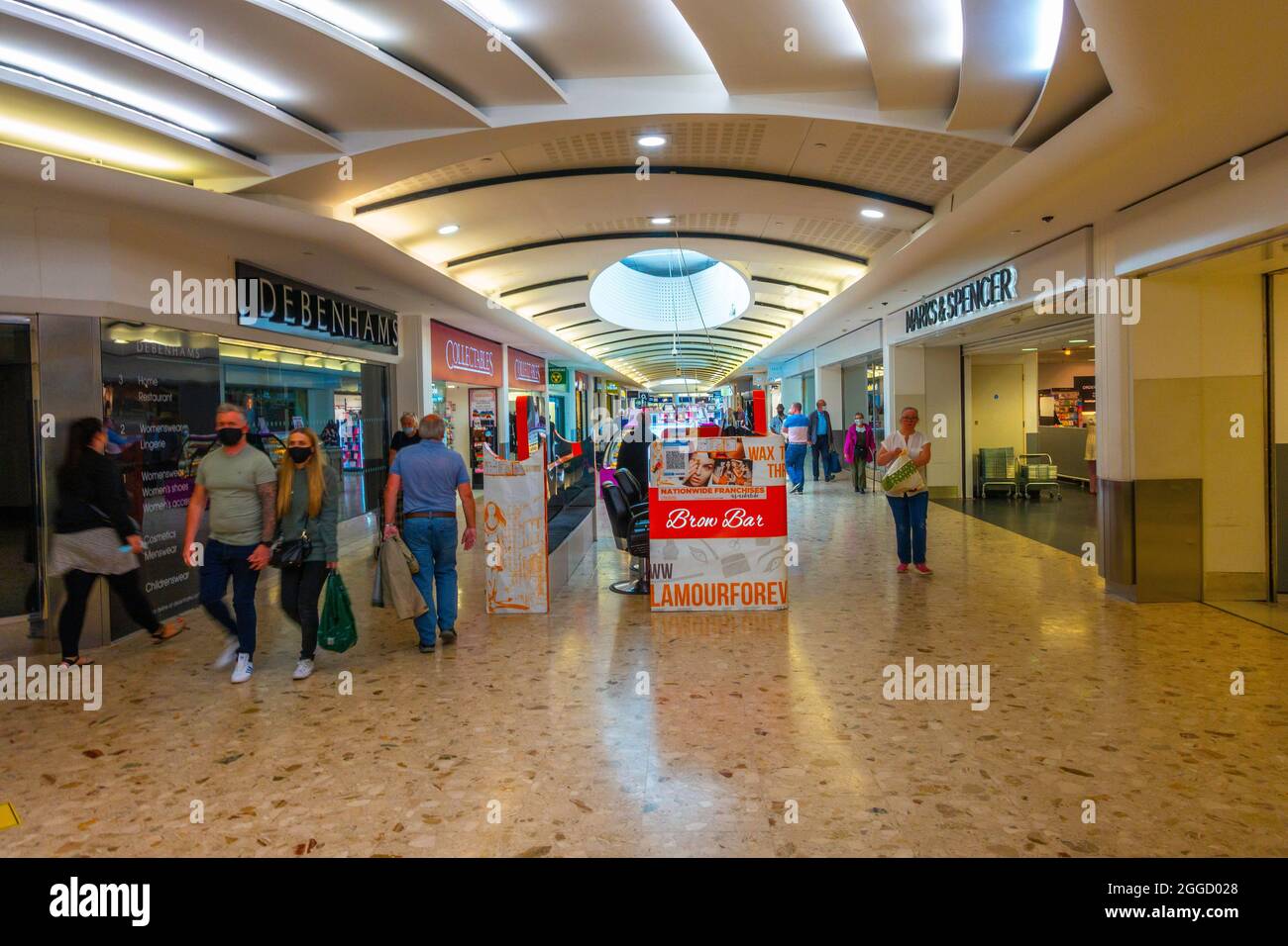 Middlesbrough town centre shopping cleveland hi-res stock photography ...