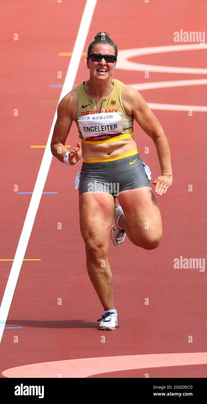 Tokio, Japan. 31st Aug, 2021. Paralympics: Athletics, women's 100 ...