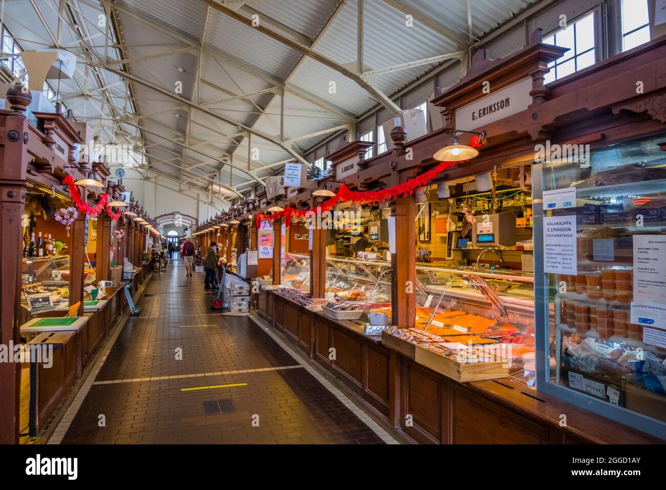Vanha Kauppahalli, Eteläranta, Helsinki, Finland Stock Photo - Alamy