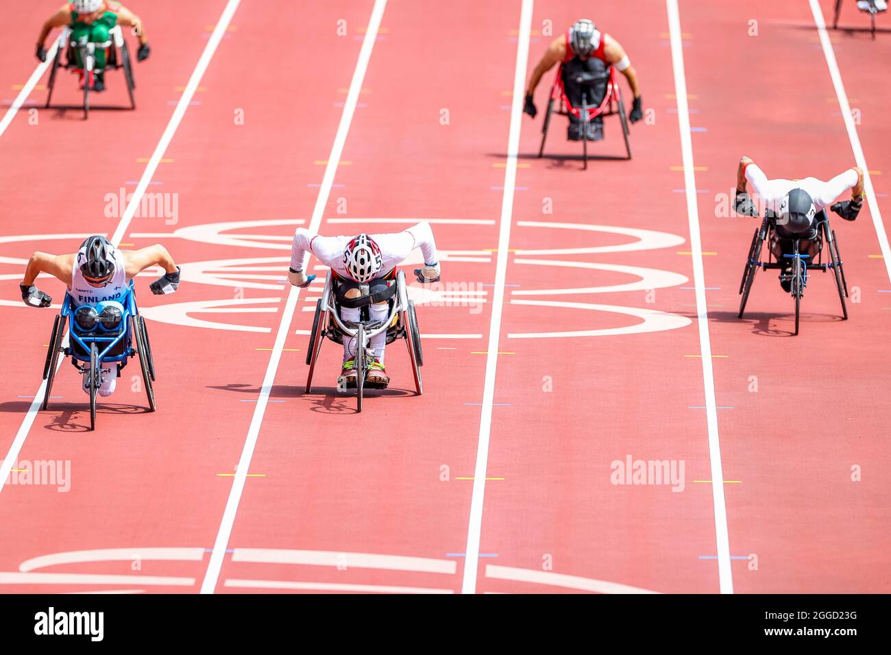 Toni Piispanen of Finland, Paralympian athlete Peter Genyn and ...
