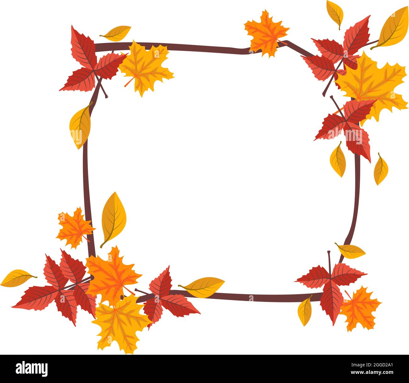 Maple Leaves Border Clip Art