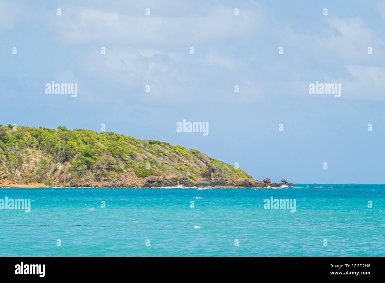 View of Las Cabezas Chiquitas form Play Colora in Fajardo Puerto Rico ...