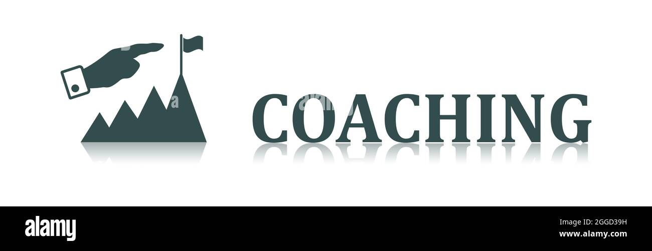 Illustration of a coaching concept Stock Photo - Alamy