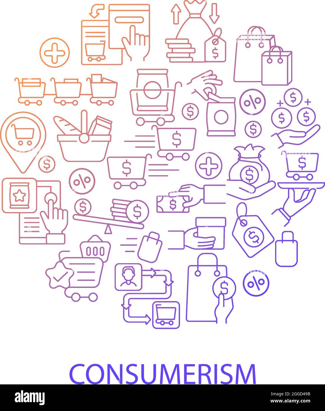 Discount Abstract Gradient Linear Concept Layout With Headline Stock Vector Image And Art Alamy