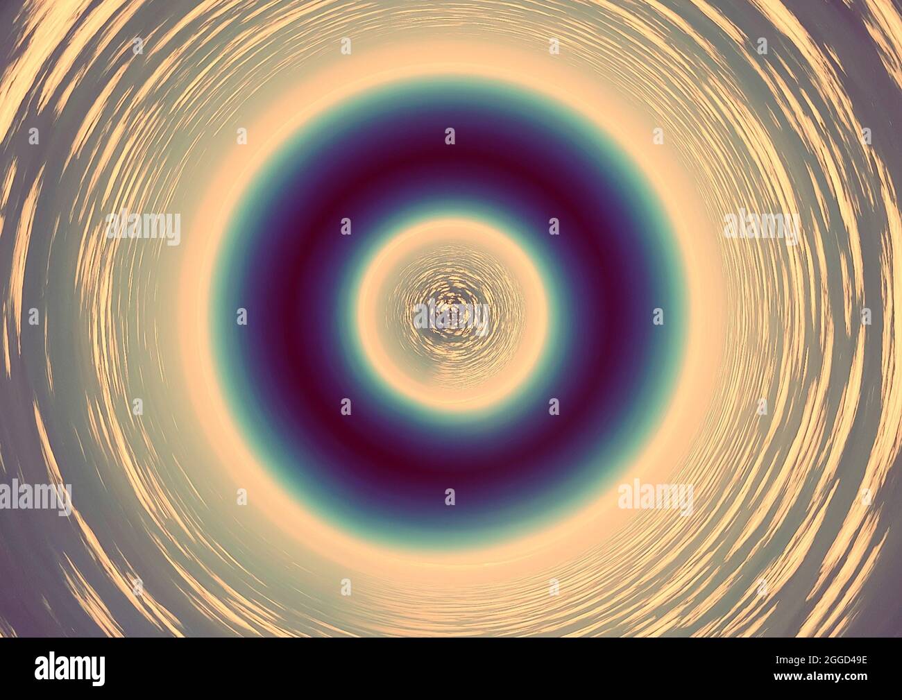 Concentric circles of light and colors Stock Photo - Alamy