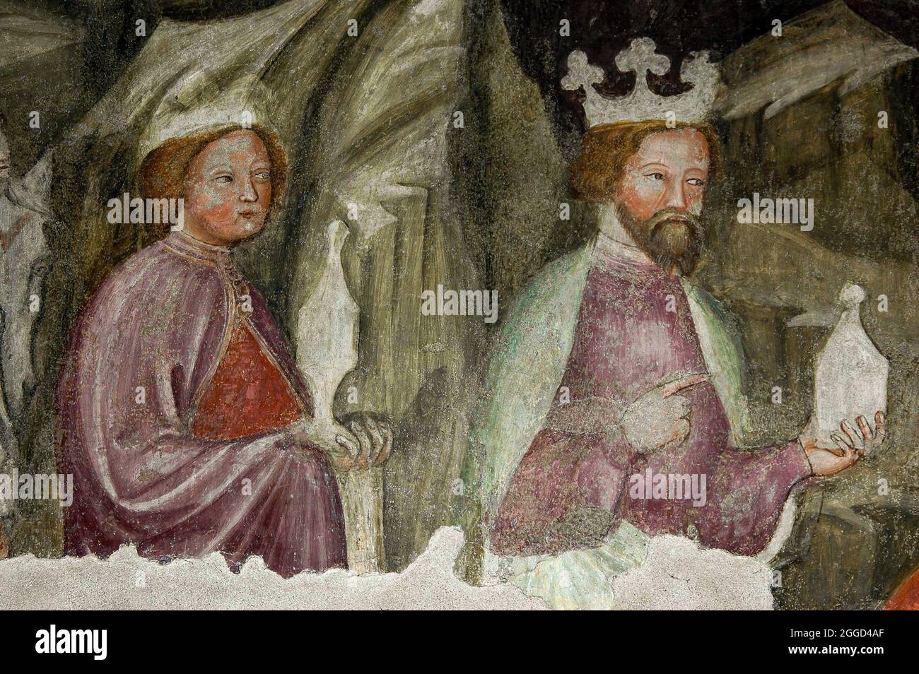 Medieval landscape painting hi-res stock photography and images - Alamy