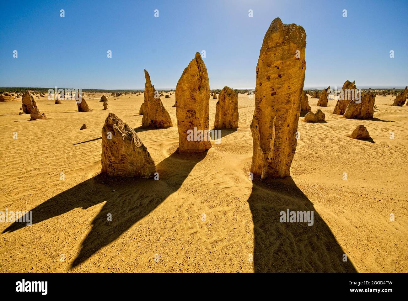 The Pinnacles Nambung National Park Western Australia limestone ...