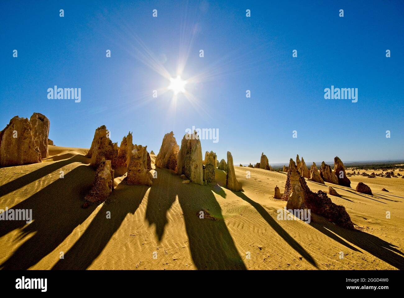 The Pinnacles Nambung National Park Western Australia limestone ...