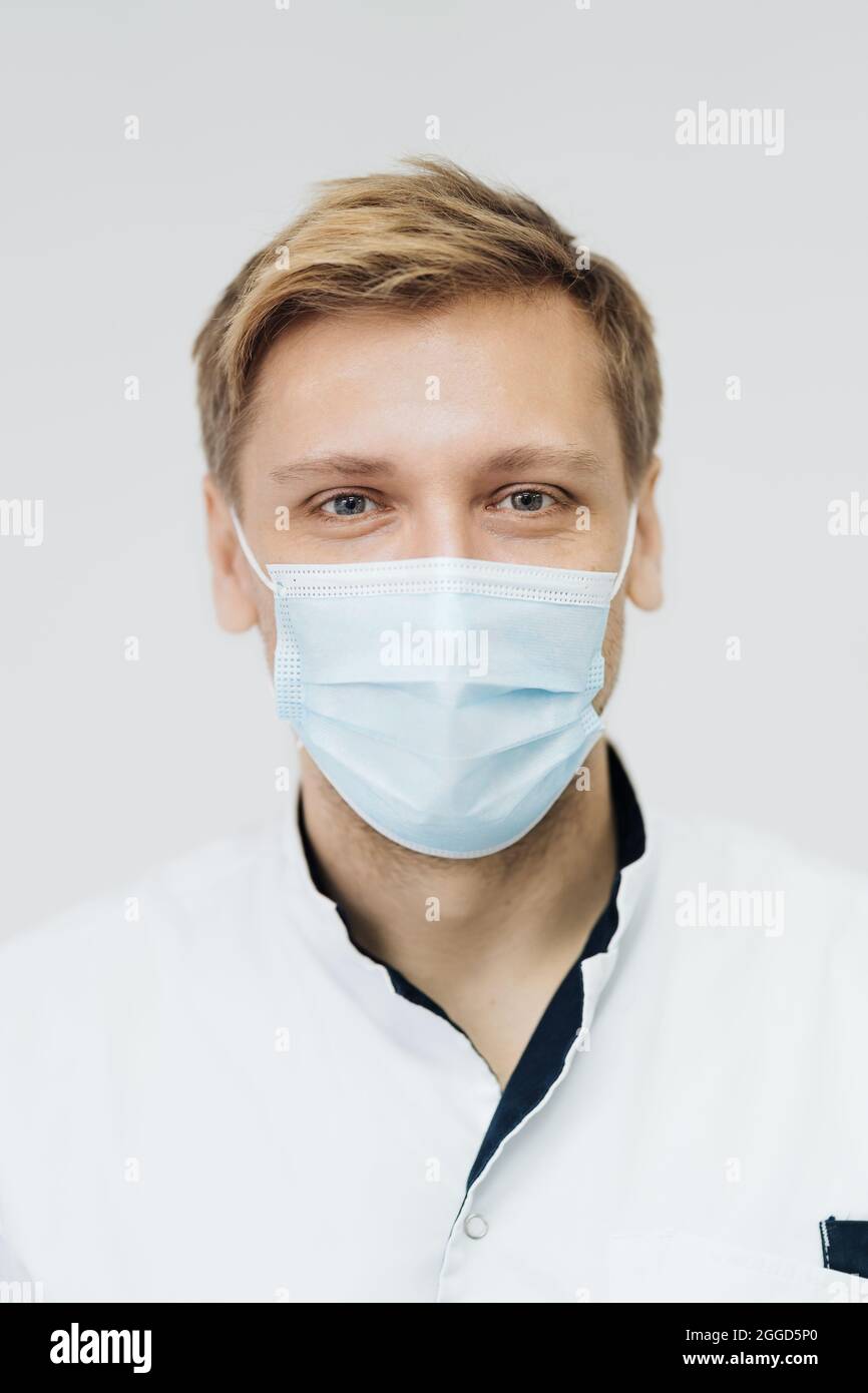 Professional male doctor wear uniform hi-res stock photography and ...