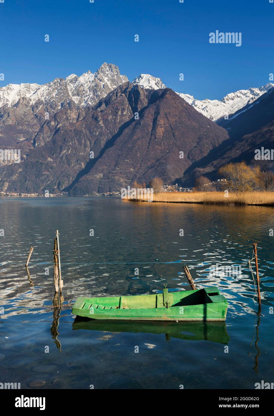 Pian di Spagna Nature Reserve, Lago di Mezzola and the wetland area ...
