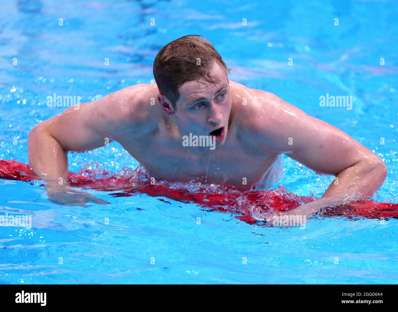 Great Britain's Stephen Clegg wins bronze in the Men's 100m Freestyle ...