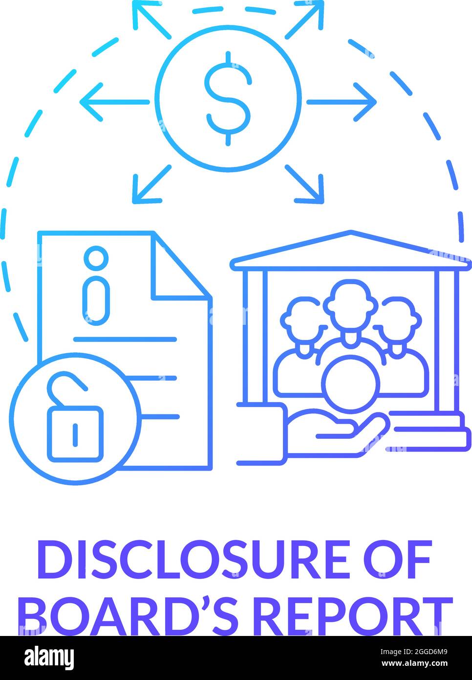 Blue sign performance review symbol Stock Vector Images - Alamy