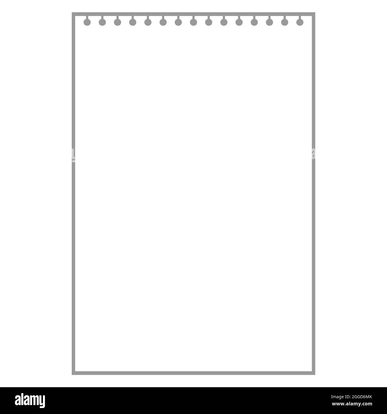 Notepad blank sheet hi-res stock photography and images - Alamy