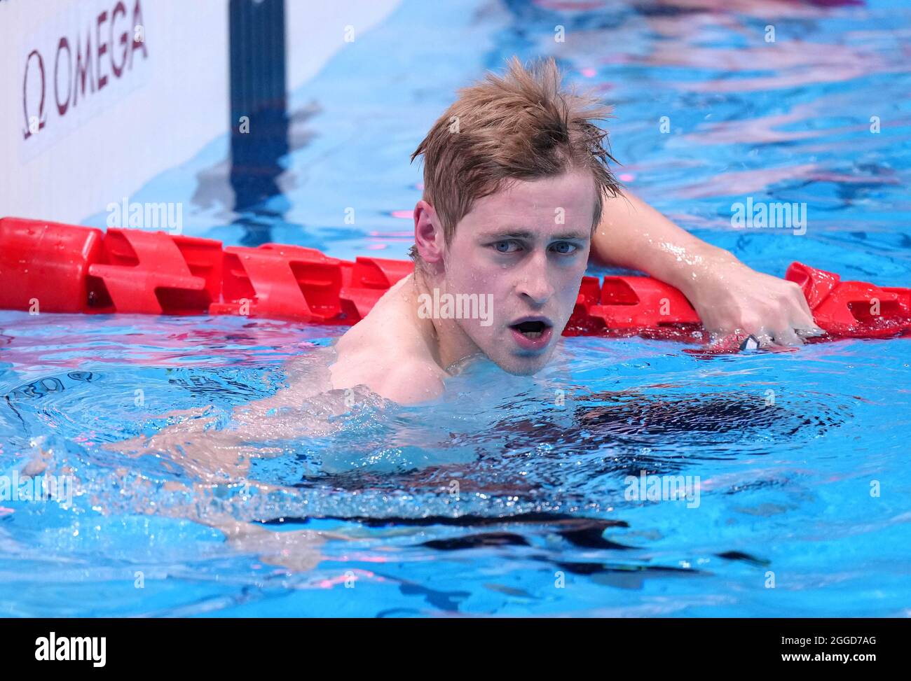 Great Britain's Stephen Clegg wins bronze in the Men's 100m Freestyle ...