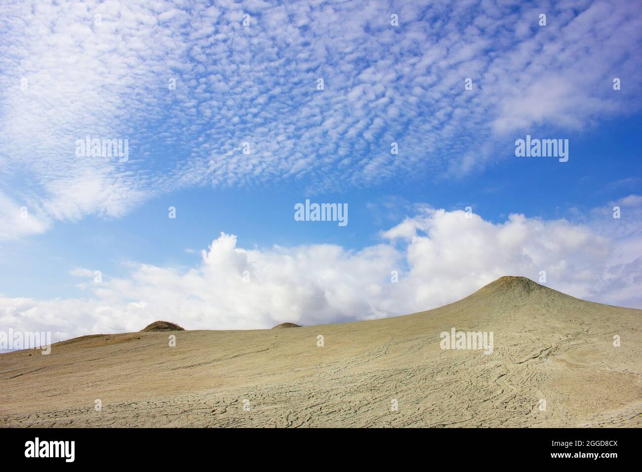 A beautiful large mud volcano. Alat. Azerbaijan Stock Photo - Alamy