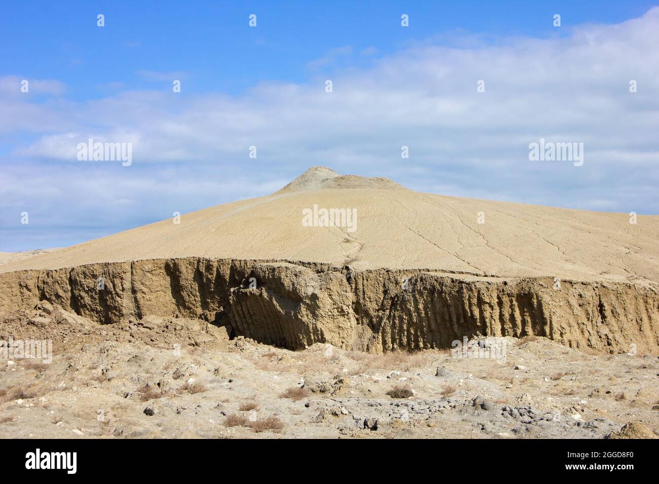 A beautiful large mud volcano. Alat. Azerbaijan Stock Photo - Alamy