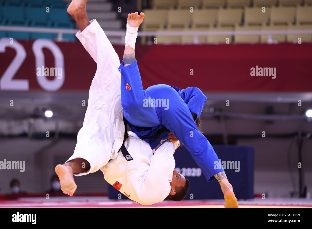 Tokyo, Japan. 29th Aug, 2021. (Top - Bottom) Vahid Nouri (IRI), Elliot ...