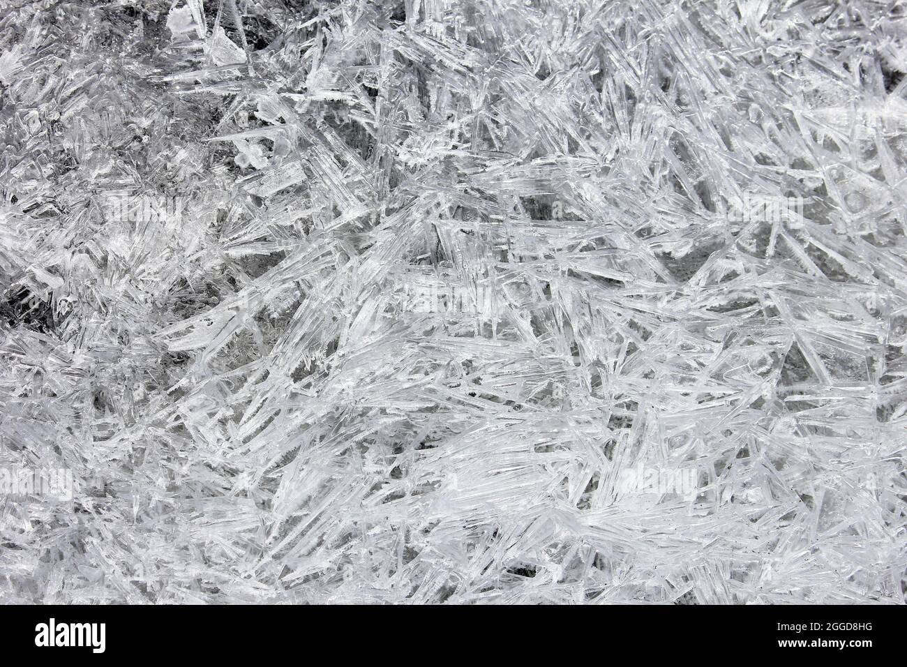 Beautiful texture of white ice on the river Stock Photo - Alamy