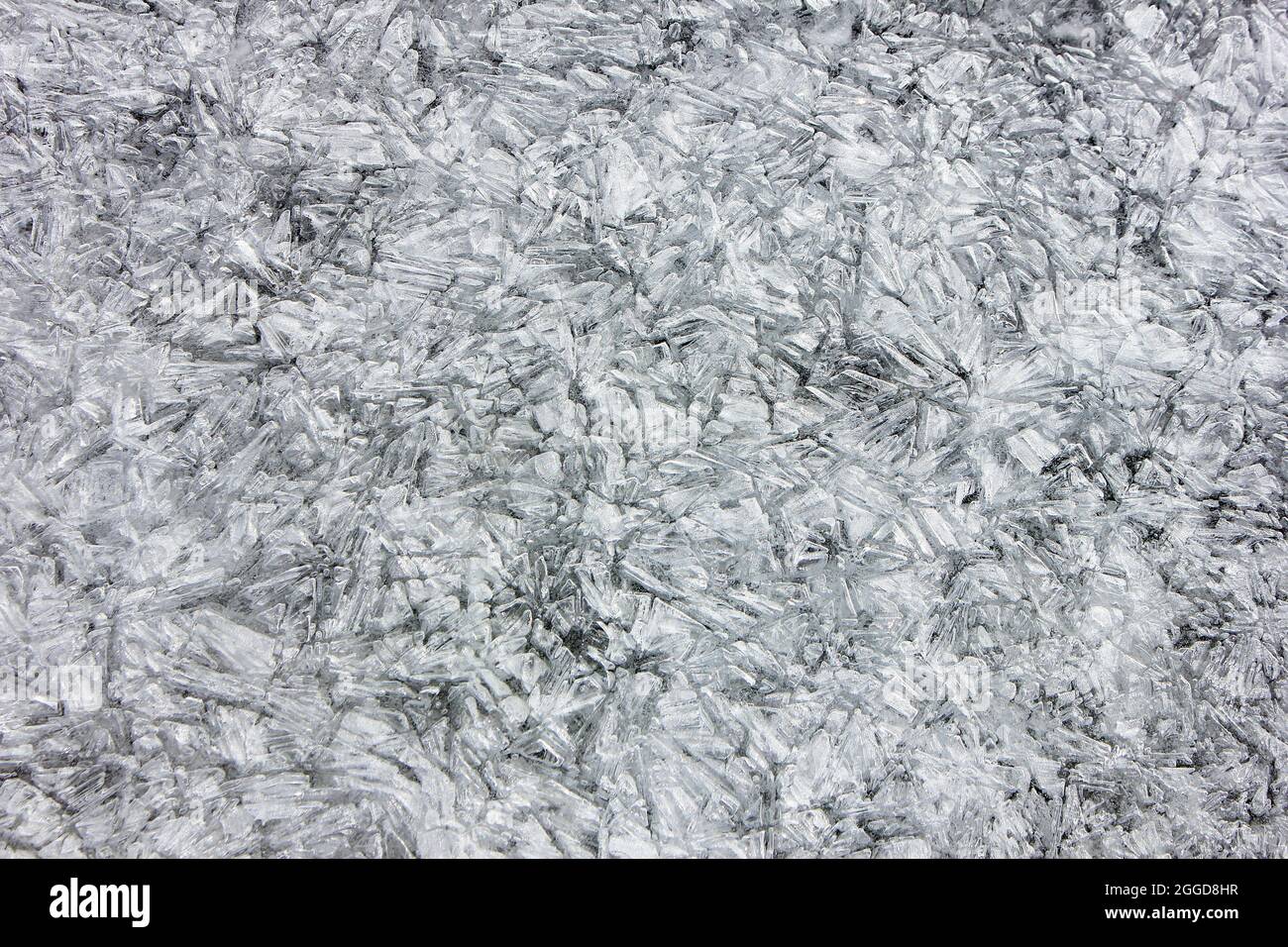 Beautiful texture of white ice on the river Stock Photo - Alamy