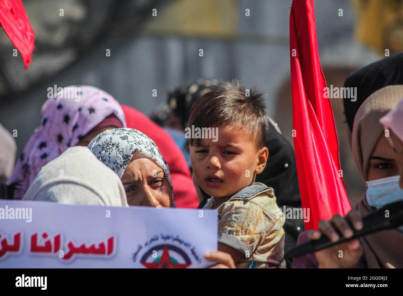 Gaza, Palestine. 31st Aug 2021. Palestinian women In solidarity with ...