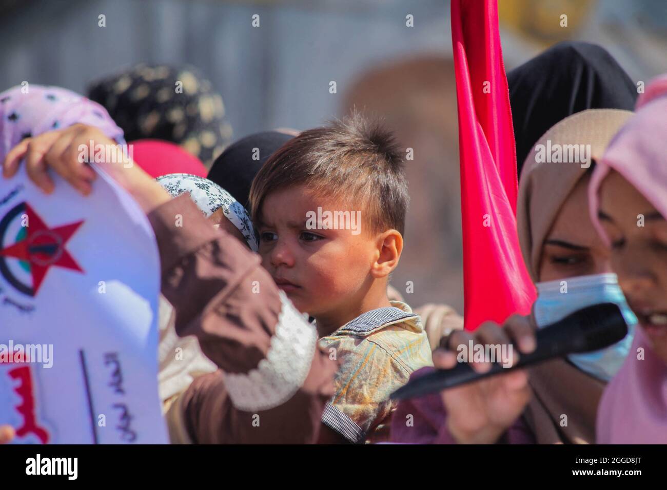 Gaza, Palestine. 31st Aug 2021. Palestinian women In solidarity with ...