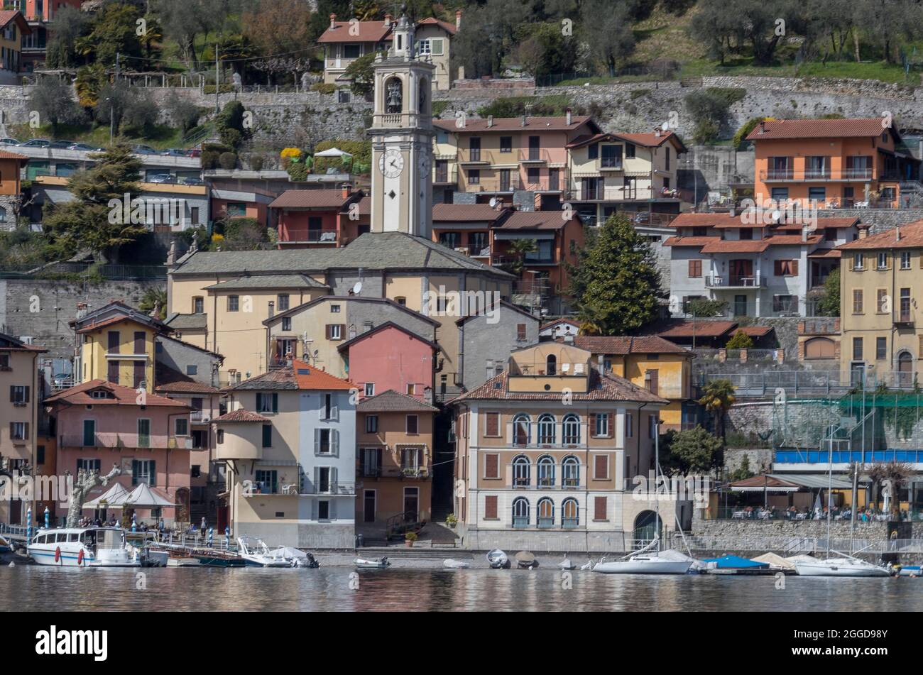Isola Comacina island, Lake Como, Lombardy, Italy, Europe Stock Photo ...