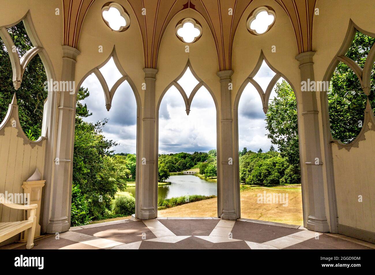 Gothic folly cobham hi-res stock photography and images - Alamy
