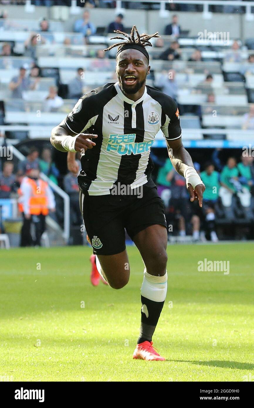 ALLAN SAINT-MAXIMIN, NEWCASTLE UNITED FC, 2021 Stock Photo - Alamy