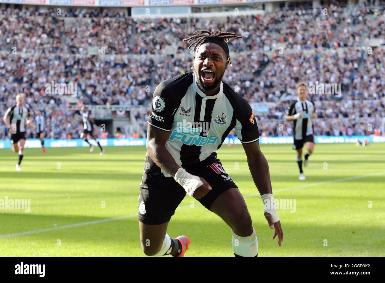 ALLAN SAINT-MAXIMIN, NEWCASTLE UNITED FC, 2021 Stock Photo - Alamy