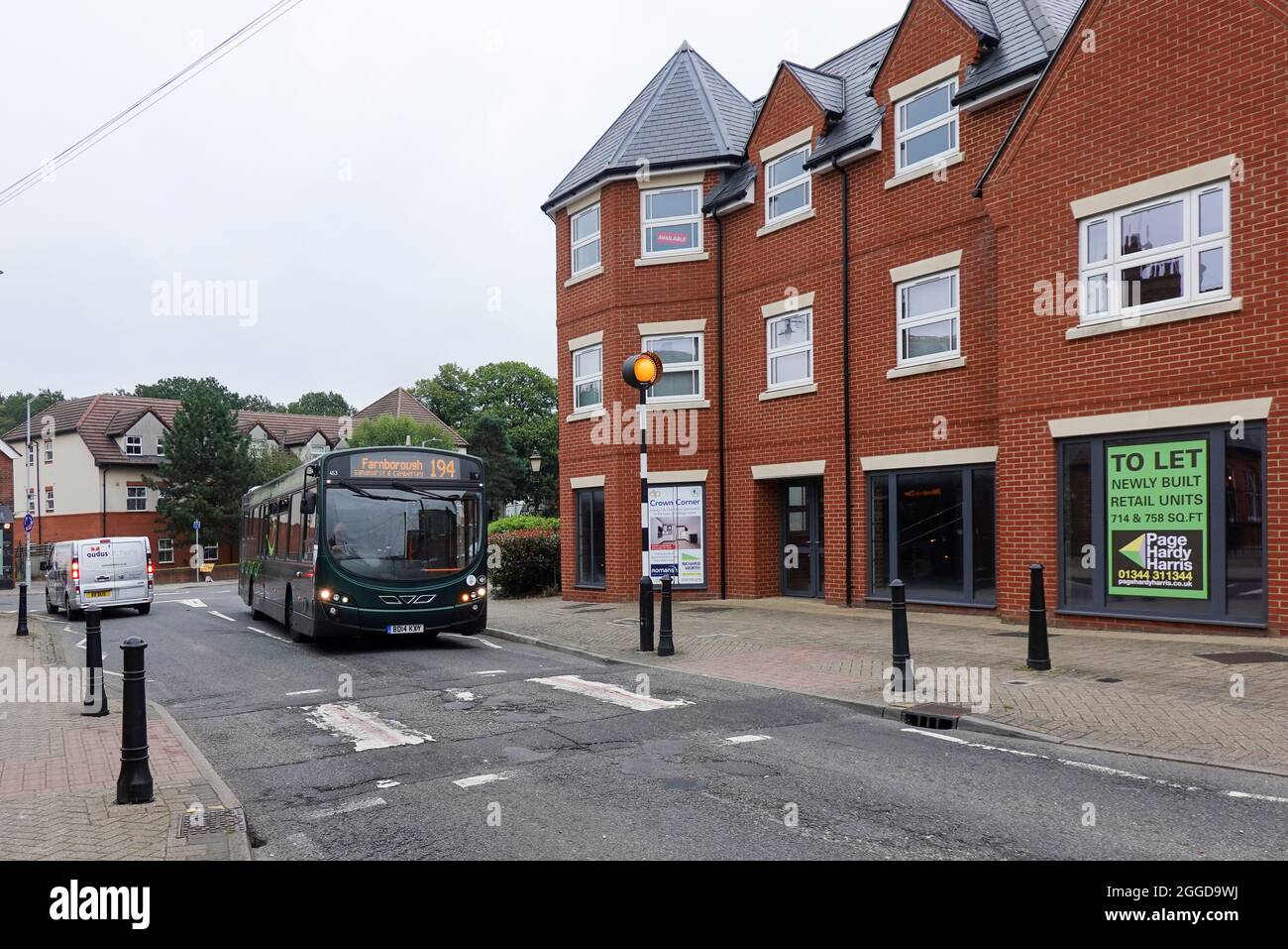 194 Bus Route Extended to Farnborough -1 Stock Photo - Alamy