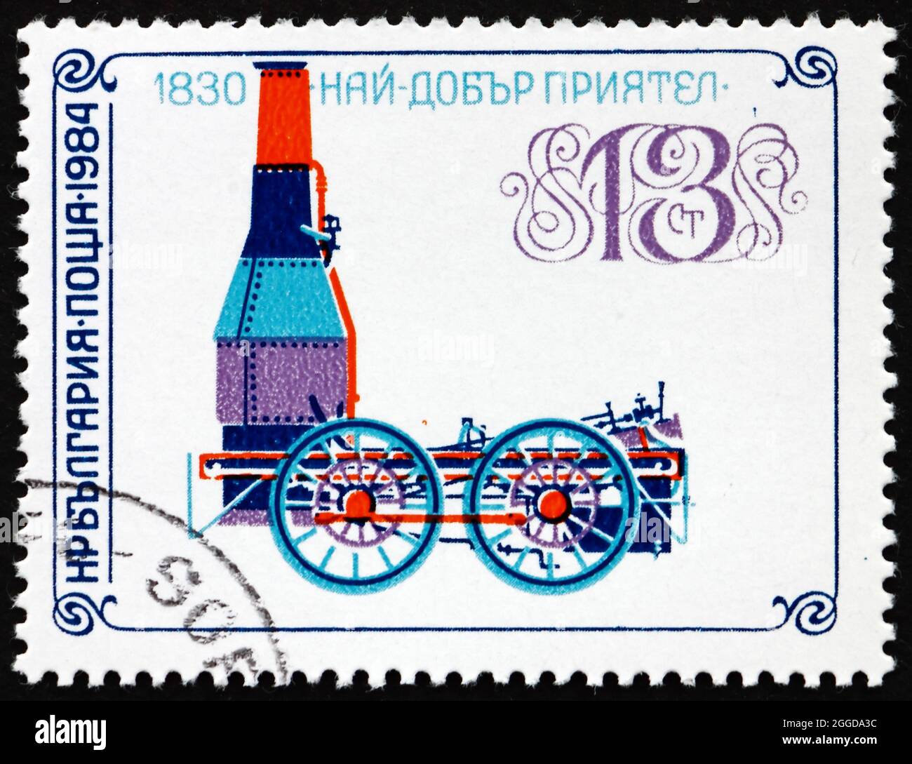 BULGARIA - CIRCA 1984: a stamp printed in Bulgaria shows Best Friend of ...