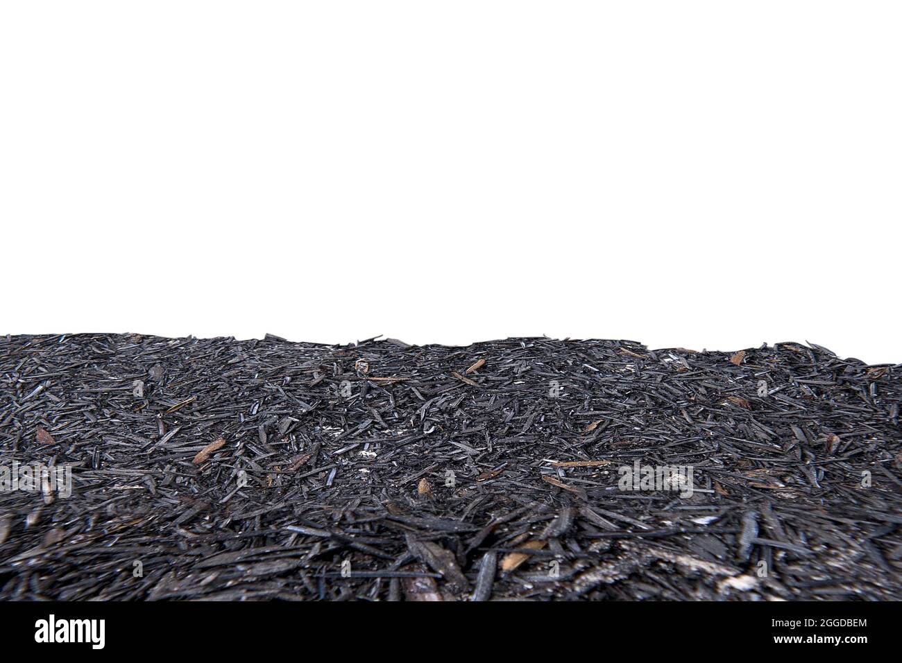 Close up view of soil ground texture with white background Stock Photo ...