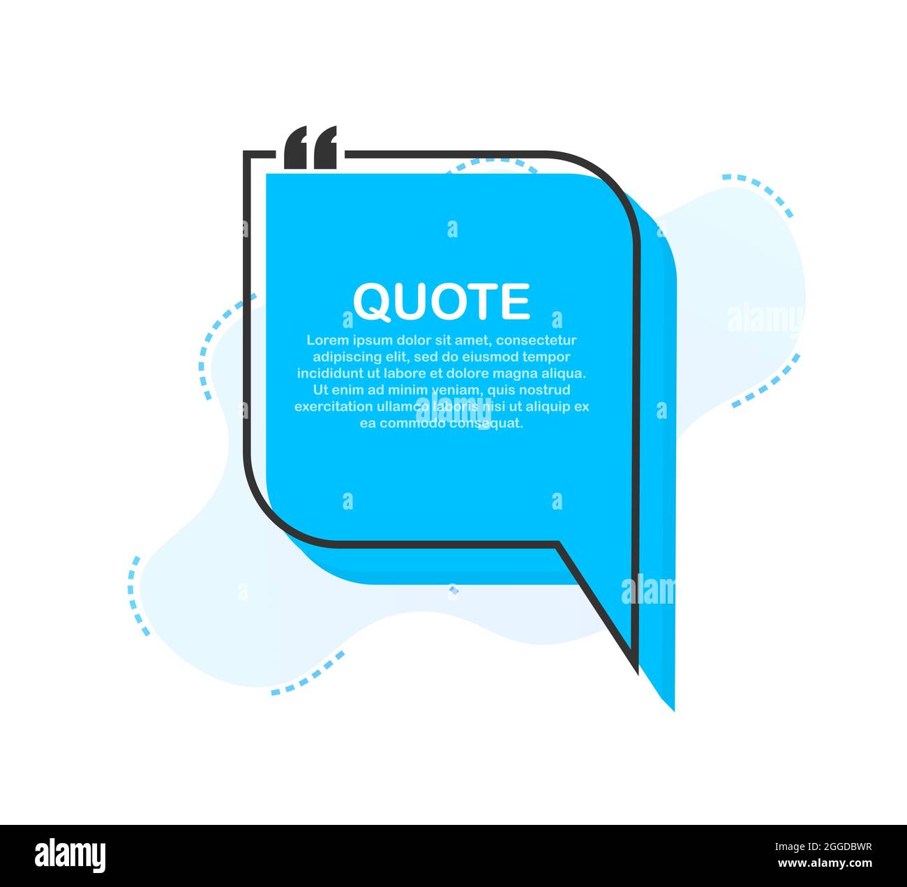 Set Quote frames. Blank template with print information design quotes ...