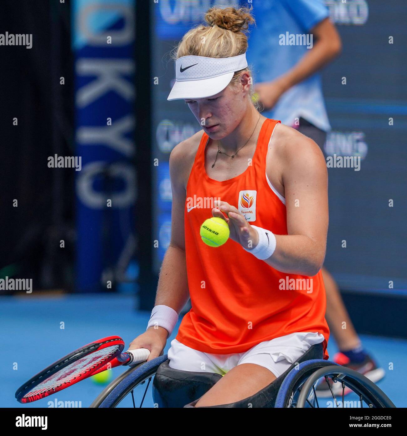 TOKYO, JAPAN - AUGUST 31: Diede de Groot of The Netherlands during her ...